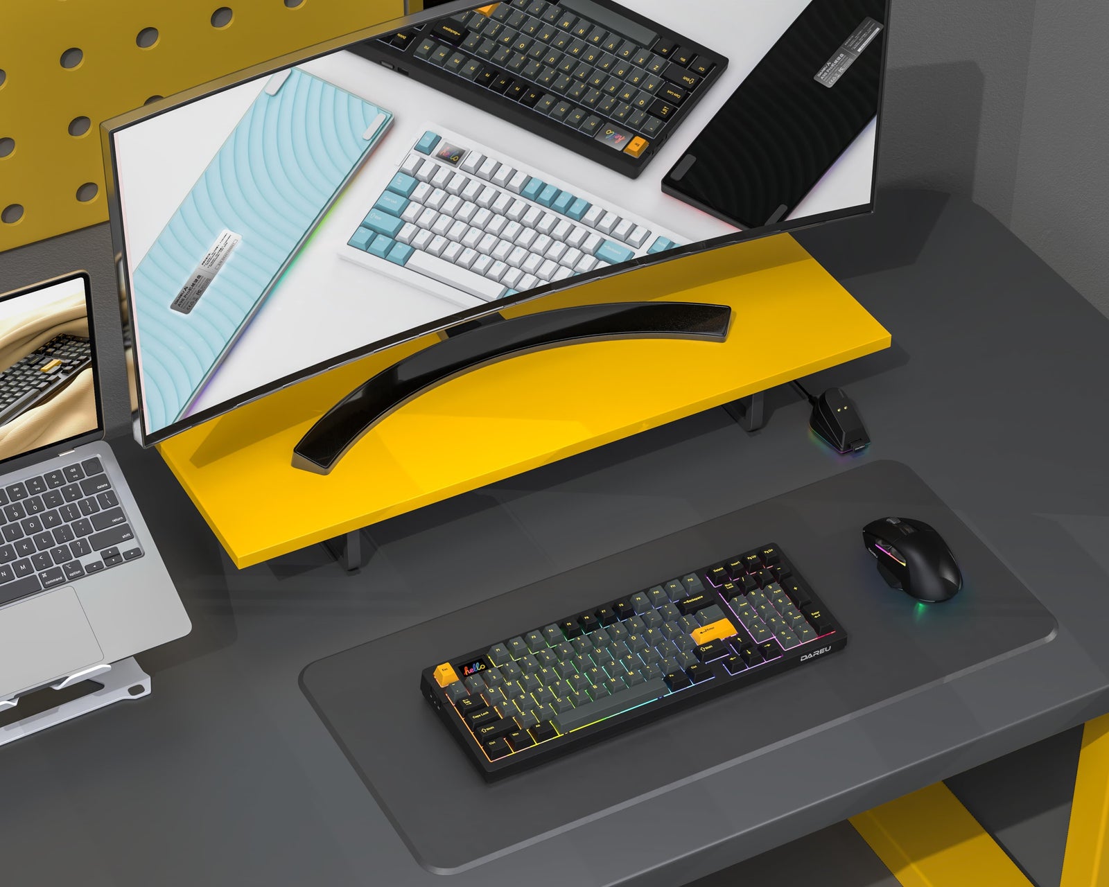 DAREU A98 PRO II | Wireless 98-Key RGB Custom Hotswap Keyboard – Dareu